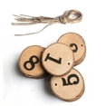 JLFNYA Wooden Table Numbers,10Pcs 1-10 Wedding Table Numbers Hanging ...