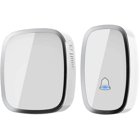 Door Bell, Wireless Electric Chime 300 Meters Range Chime Kit With Led ...