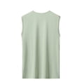 Taqqpue Summer Men's Outdoor Ice Silk Sports Waistcoatsolid Color High ...