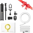 Mydepot Ring Light Kit: 9 with Stand, Phone Holder, 50 Tripod, Remote ...