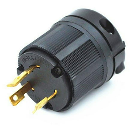 Black American 30A 250V NEMA L6-30P L6-30R US 3-hole anti-off industry ...