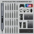 Mini Electric Screwdriver, 29 in 1 Small Electric Screw Driver Kit with ...