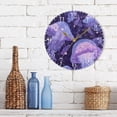 10" Artistic Round Wall Decorative Desk Clock Jellyfish in Space Wall ...