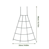 Metal Plant Trellis for Outdoor Climbing Plants 1 Set Yard Support Rack ...
