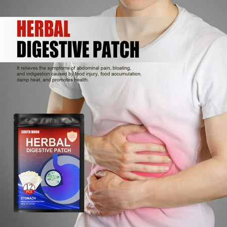 12 Counts Digestive Belly Button Patch Helps Relieve Minor Abdominal ...