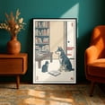 Affixzi Dog Inspired Interior Poster, Vintage Pet Art, Dark Academia ...