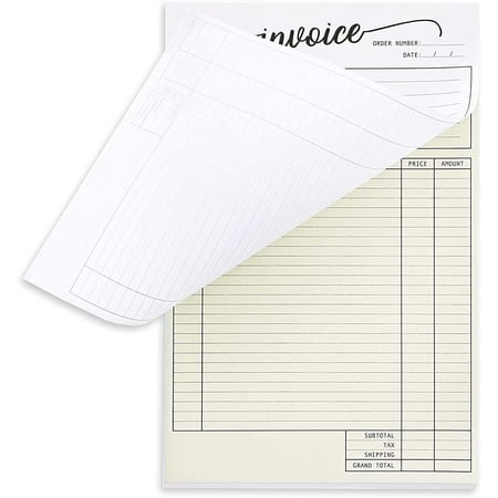 Juvale 2-Pack Carbonless Invoice Purchase Order Forms, 100 Sheets Each ...