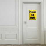 Please Go Away Metal 8x12 Warning Sign Funny Garage Man Cave Home ...