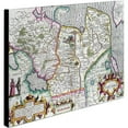 Trademark Art Mercator's Atlas 'Map of Tartaria, 1595' Canvas Art ...