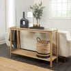 bali & pari Lombok Rattan BOHO Console Tables, Natural Brown - Walmart.com