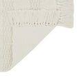 My Texas House Lancaster Fringe Cotton Bath Runner, Ivory, 24" x 60 ...