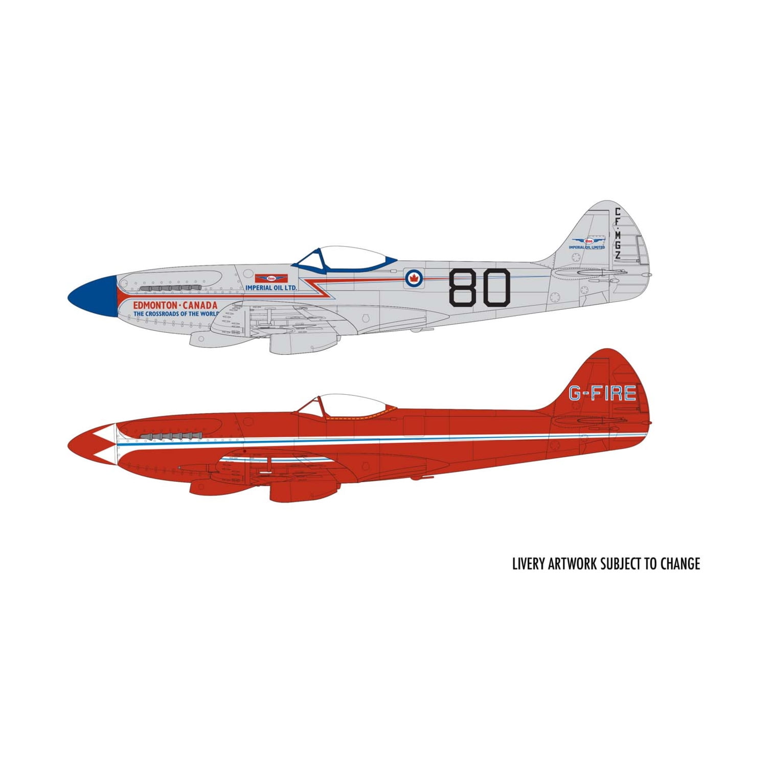 Buy Supermarine Spitfire Mk. XIV Civilian Schemes New Online at Lowest ...