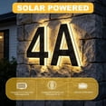 Solar LED House Numbers 6.7 Inch Waterproof Illuminated Outdoor Address ...