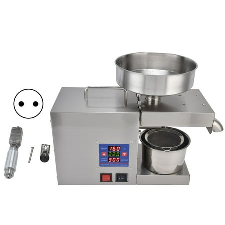 Oil Extractor Expeller, 200MM Squeeze Rod Oil Press Digital Operation ...