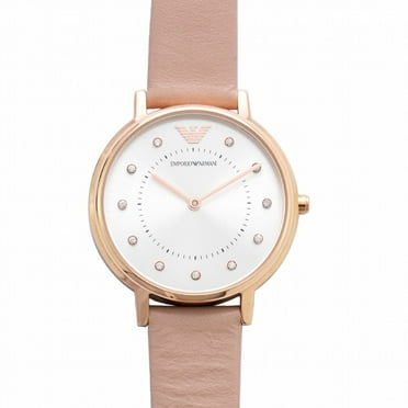 Emporio Armani AR11387 32 mm Rose Gold-Tone Leather Watch for Womens ...