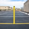 Stable Construction Industrial Yellow Powder Coated Steel Bollards 60in ...