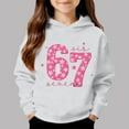 67 Meme Hoodie Girls Preppy Comfortable 6 7 Meme Sweatshirts St Patrick ...