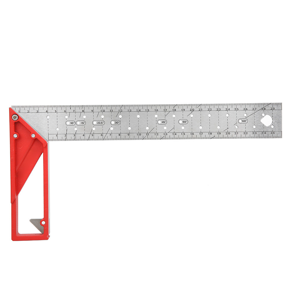 Regla multiusos, regla de carpintería de acero inoxidable de 30 cm ...