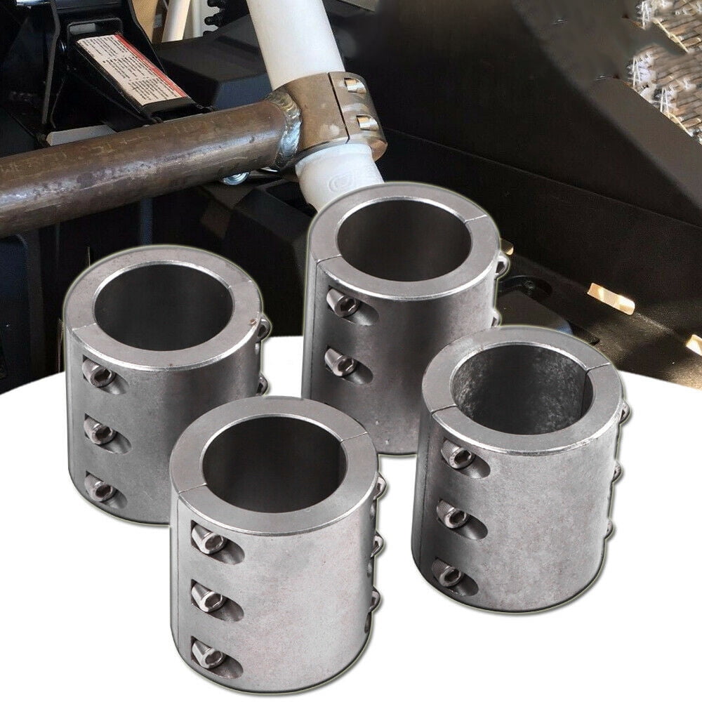 NIXFACE 4 Steel tube clamps weldable bolt on 1.75" 1 3/4" roll cage ...