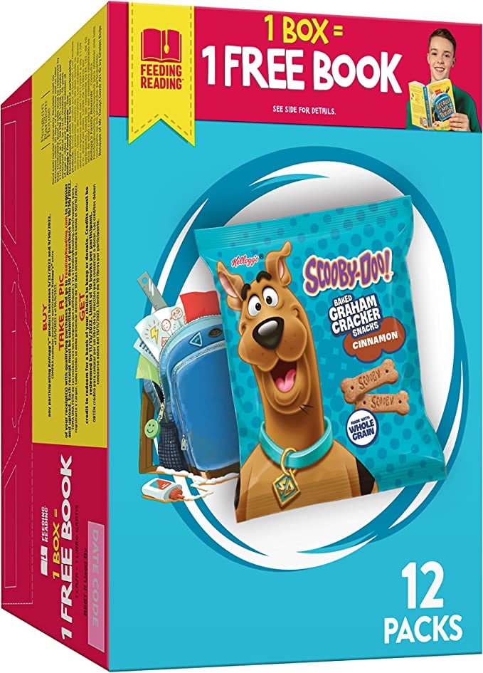 Keebler Scooby-Doo! Graham Cracker Sticks, canela, 12 unidades Keebler ...