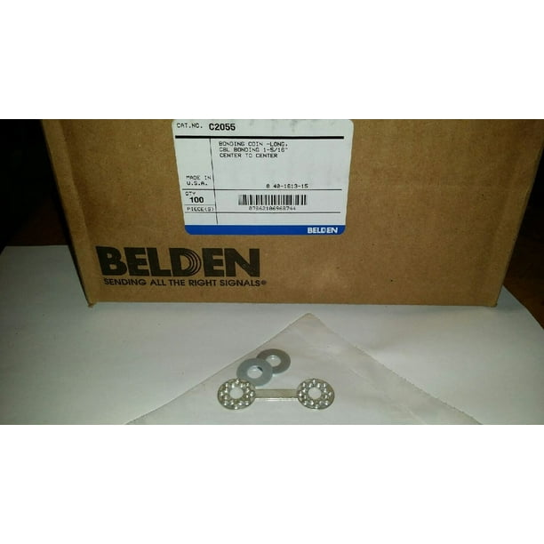 Lot of 100 Belden Wire and Cable Co., Bonding Coin, LONG C2055 ...