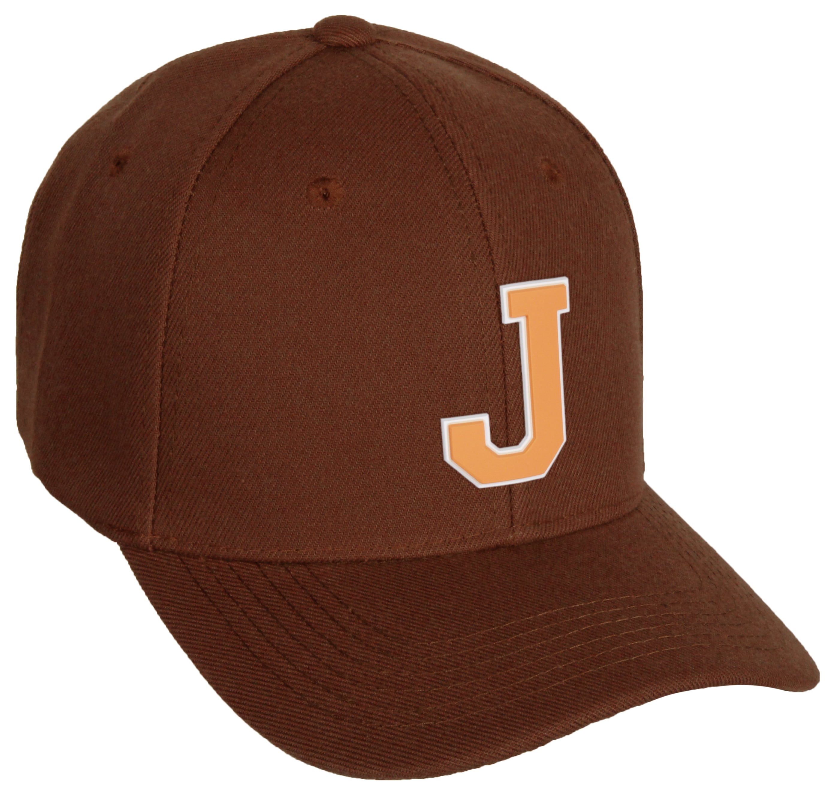 Daxton Classic Baseball Hat Custom A to Z Initial Team White Neon ...