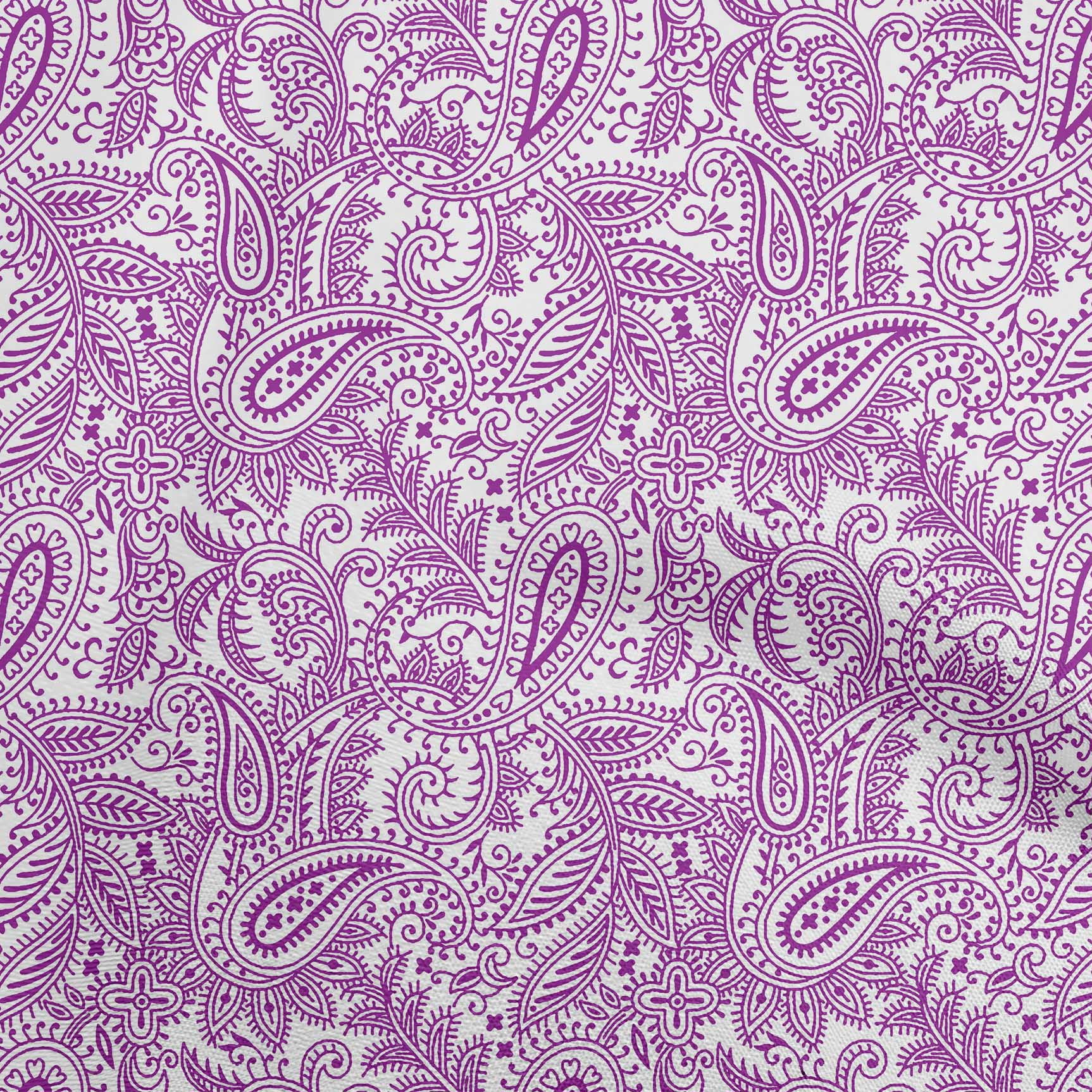 oneOone Velvet Purple Fabric Block Dress Material Fabric Print Fabric ...