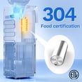 Nepsam 650W Hot & Cold Water Dispenser, 120V Compressor Cooling Water ...