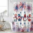 54x78 Inch Shower Curtain Decorative Independence Day Bathtub Bath ...