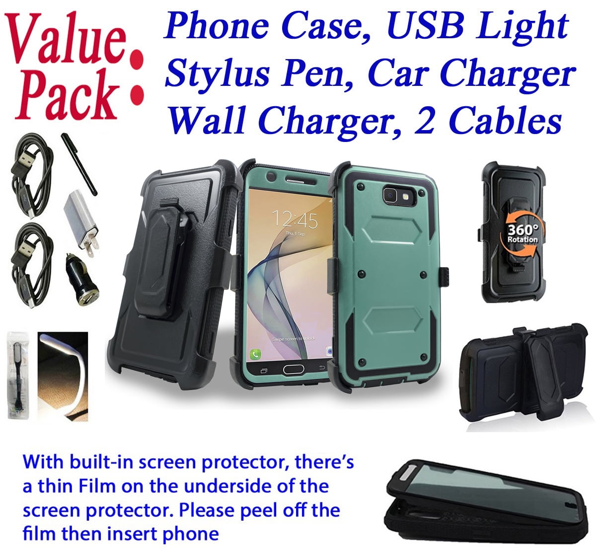 Value Pack ! for Samsung Galaxy J7 Prime On Nxt G610 case Phone Case ...