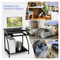 Costway Computer Desk PC Laptop Writing Table Workstation Home Office ...