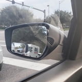 Ampper Rectangular Blind Spot Mirror, HD Glass Frameless Stick on ...