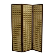 Contemporary Style Four Panel Folding Screen, White - Walmart.com