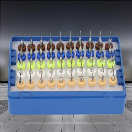 50pcs 0.5-0.9mm Carbide Micro Drill Bits Hard Alloy Small Drill Bit Kit ...