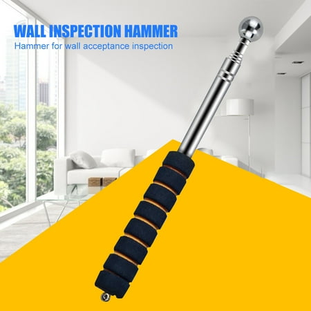 Jinveno Telescopic Wall Tester Hammer Tile Hollow Sound Empty Drum ...