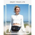 Fanny Pack Waist Bag: Large Multipocket Woman Man Waist Pack Runner Hip ...