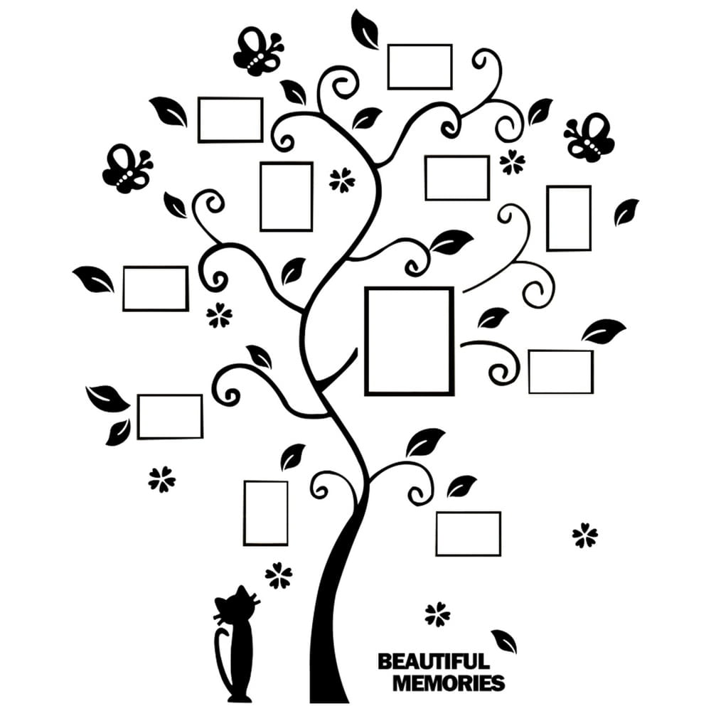 Click here for Keinxs Picture Frames Tree Acrylic Picture Wall De... prices