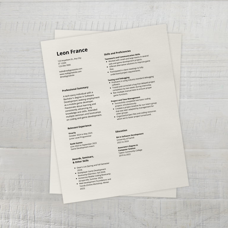 Walgreens Resume Paper