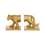 DecMode 4" Leopard Metal Bookends (Set of 2) - Walmart.com