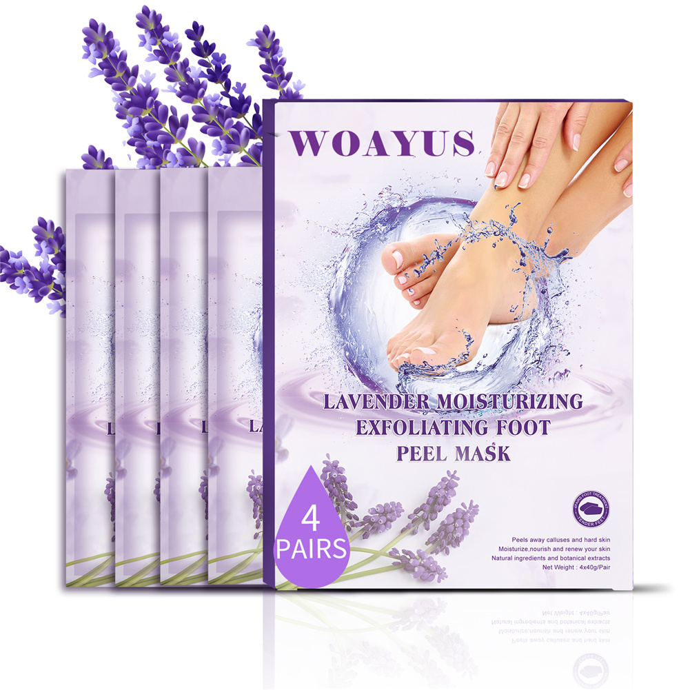 4 Pcs Safe Painless Natural Ingredients Foot Mask Gentle Foot Care ...