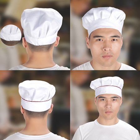 serony Adult Elastic Chef Hat Baker Workshop Canteen Kitchen Hat BBQ ...