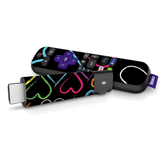 Skin Decal Wrap Compatible With Roku Streaming Stick + Sticker Design ...