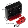 Adjustable drilling and milling auxiliary tool for round bars, with ...