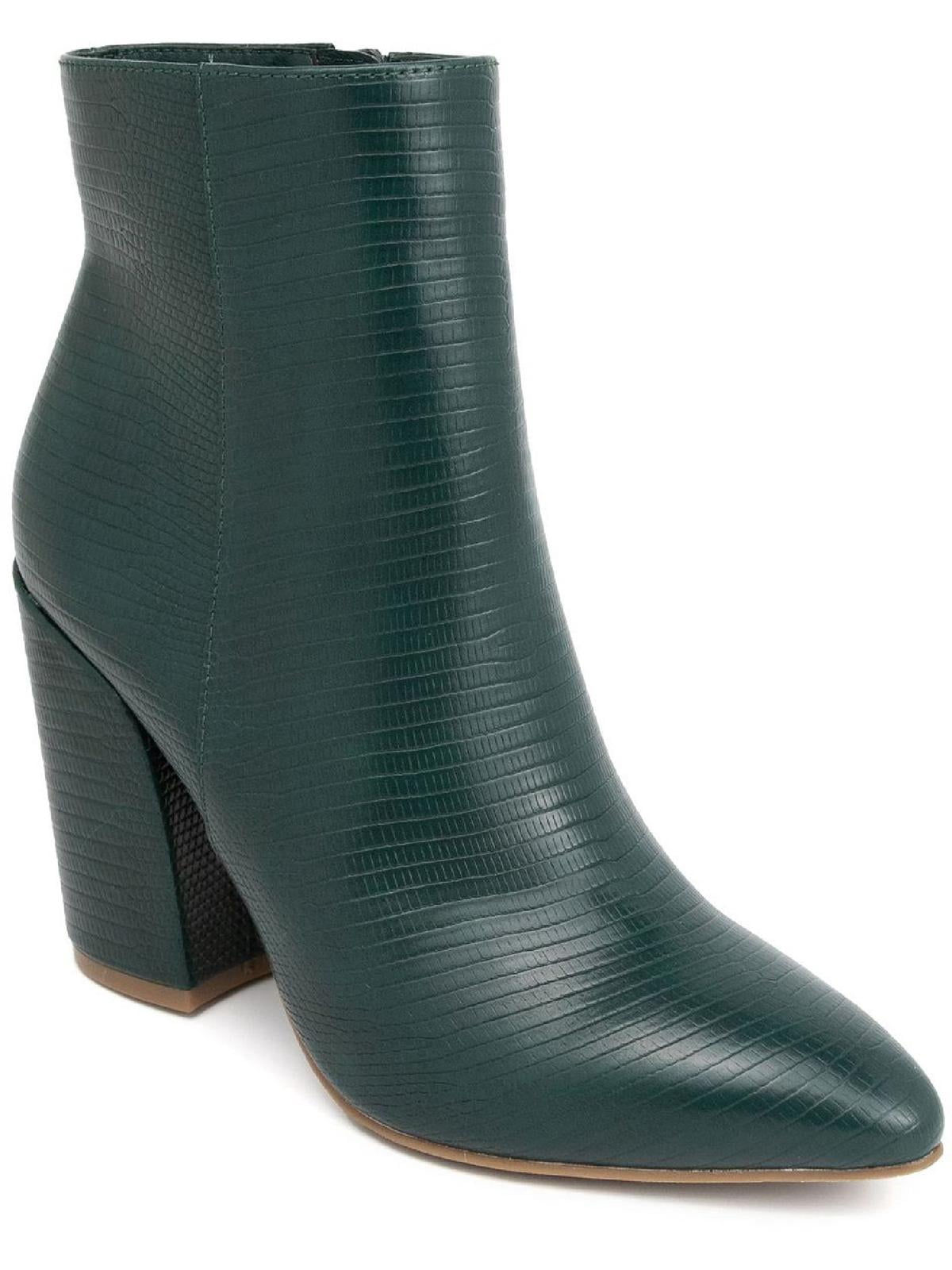 Sugar Womens SGREVVIE Faux Leather Cheetah Ankle Boots - Walmart.com