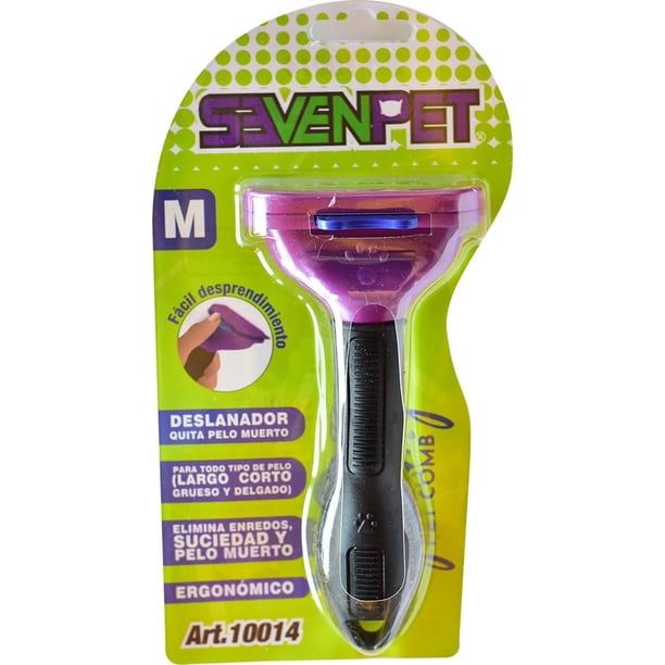 SEVENPET Deslanador Perro Gato C/Navaja Horizontal Ergonómico ...