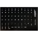 HQRP English QWERTY Laminated Keyboard Stickers for All PC & Laptops ...