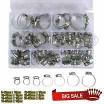 Wideskall 40 Pieces Key Type Twist Adjustable Stainless Steel Hose ...