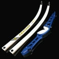 AMEYXGS 70" Olympic Style Competition Recurve Bow - Blue Riser & White ...