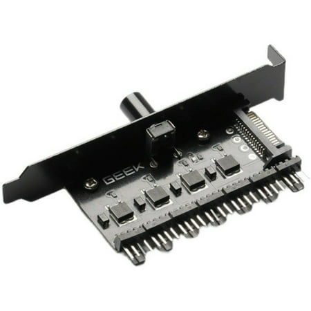 Hub Computer Chassis Fan Governor Hub Multi-channel Adjustable Portable ...