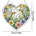 94 Piece Heart Shaped Puzzle Acrylic Wind Chime, Long Lasting ...